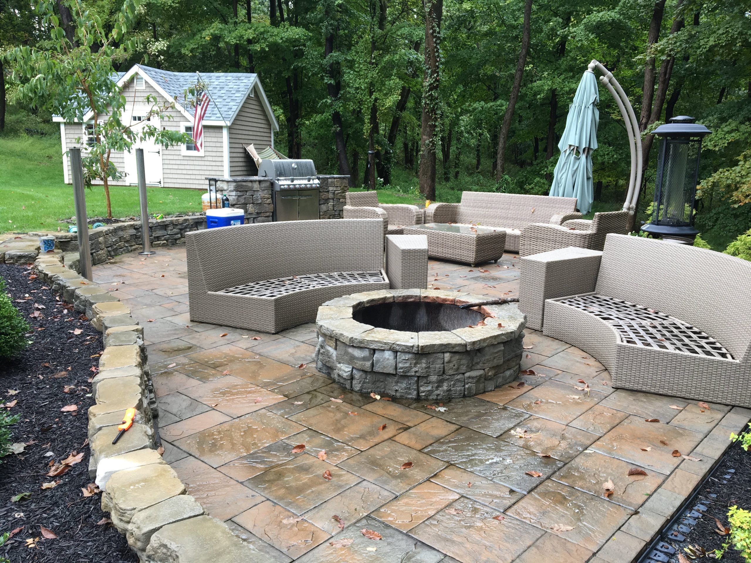 Outdoor Living Space, Patio, & Wall- Warwick, NY - Bruce - Lookin' Good ...